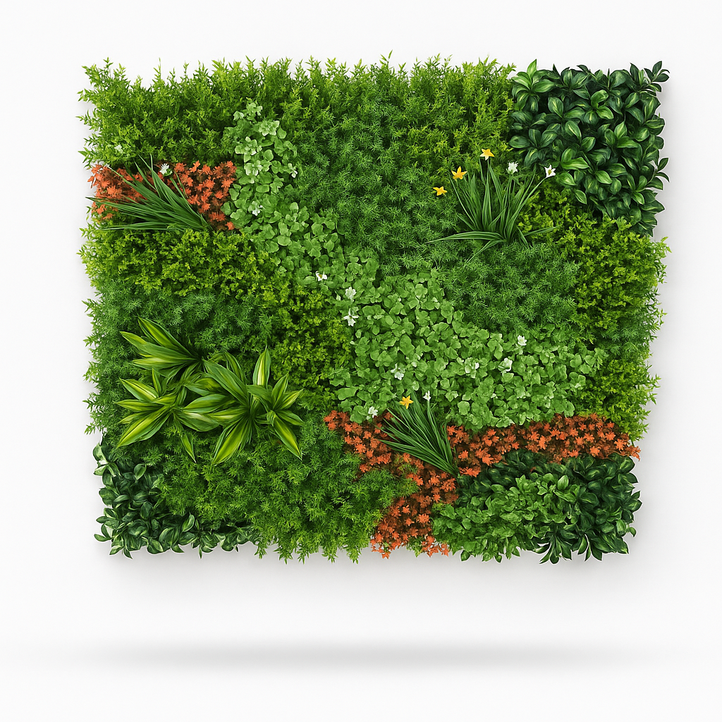 Verde Vivo – Pannello Modulare 1x1 m – Dal Panda Home Design